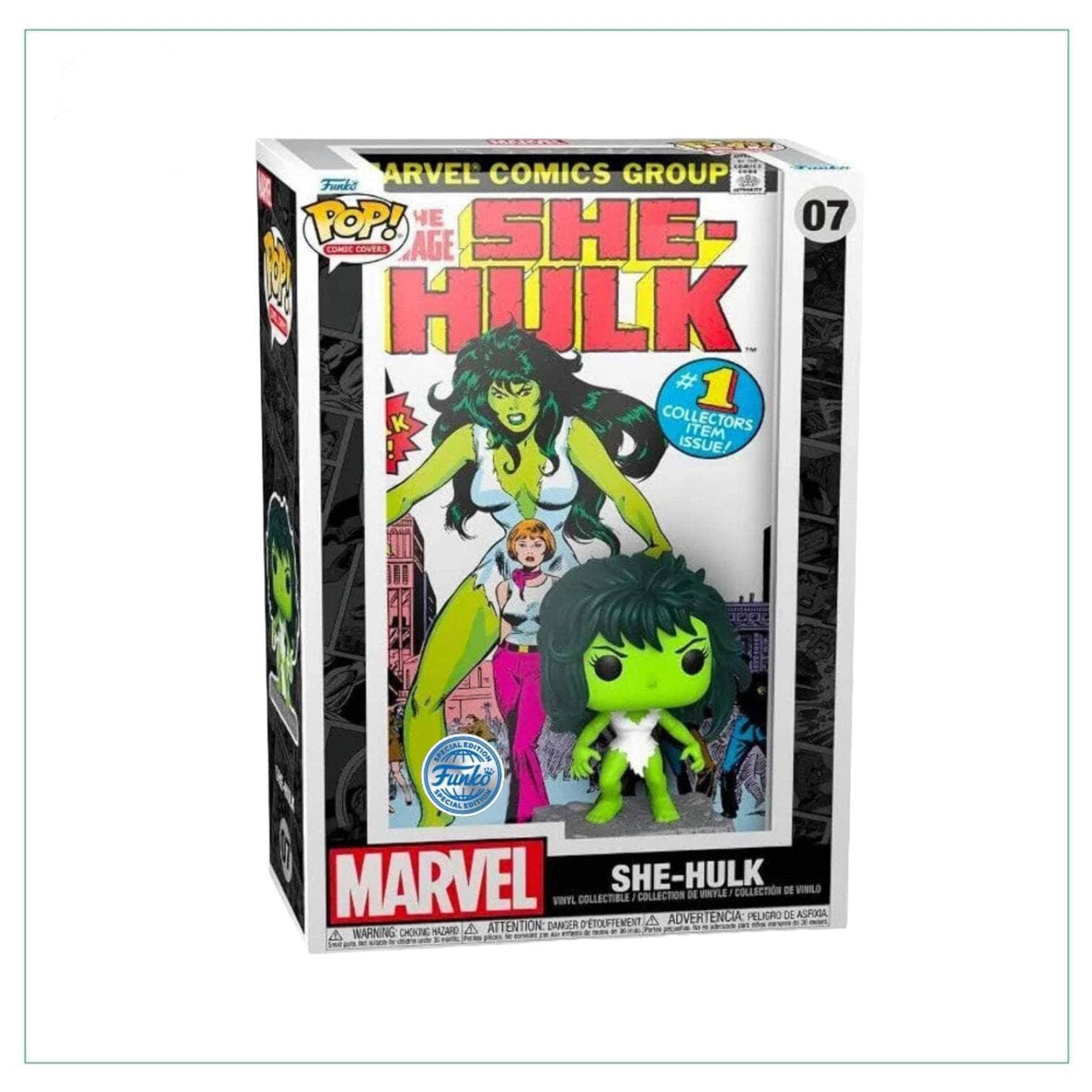 She Hulk #07 Comic Funko Pop! - She Hulk - Special Edition – Hidden Fashion